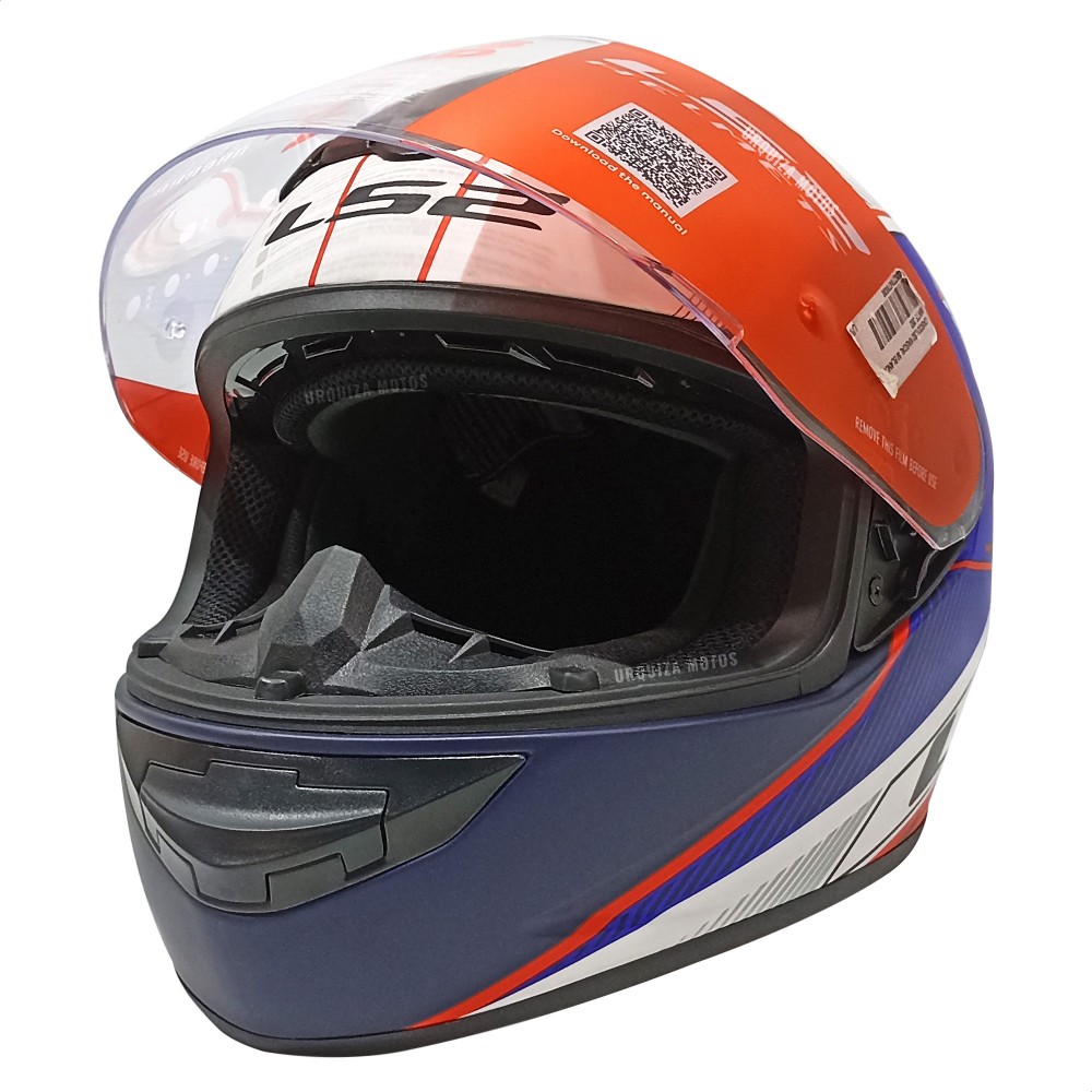 Casco Integral LS2 FF 352 Kascal Blanco Azul TALLE XL