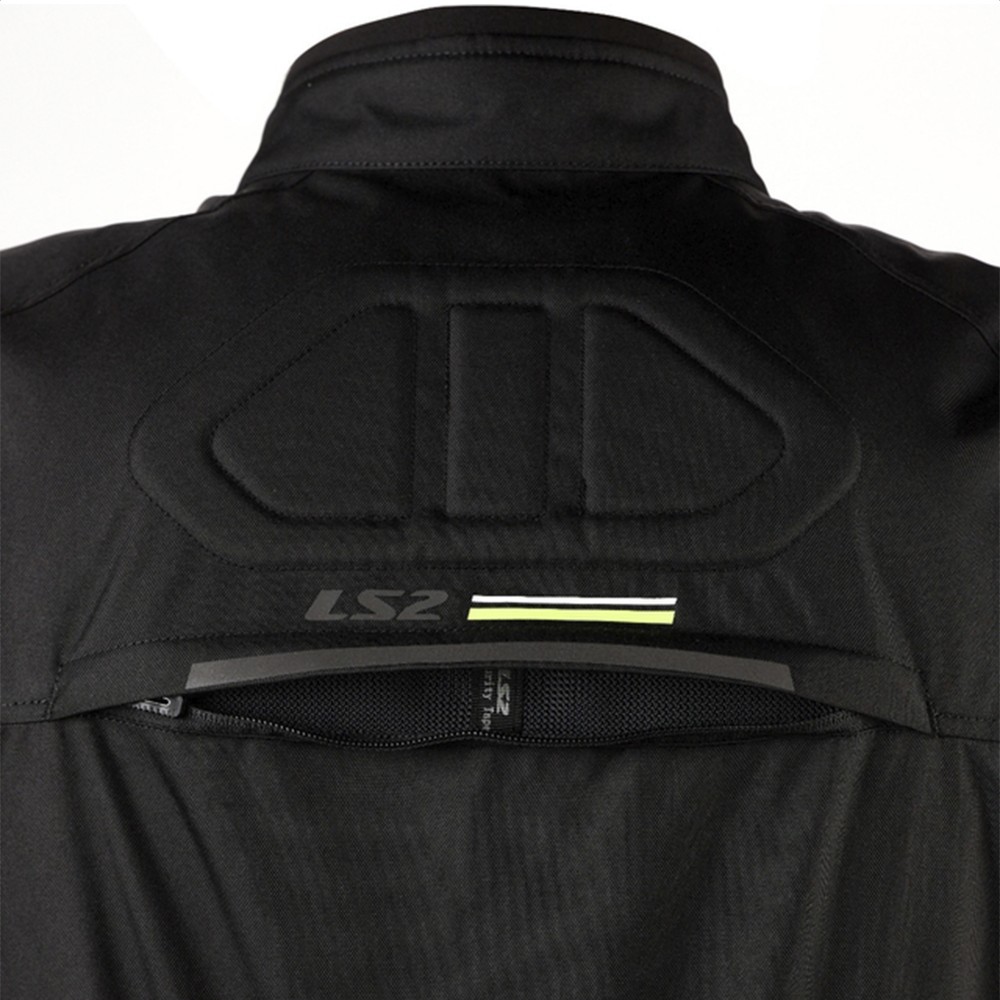 Campera Moto C Protecciones Y Ventilaciones Ls2 Shadow Fluo TALLE M