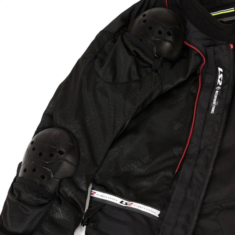 Campera Moto C Protecciones Y Ventilaciones Ls2 Shadow Fluo TALLE M