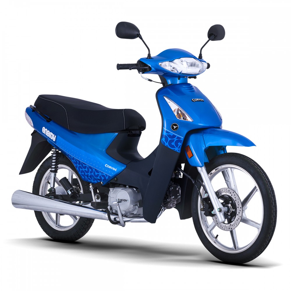 Moto Cub 0km Corven Energy 110 R2 Full - Urquiza Motos Color Azul