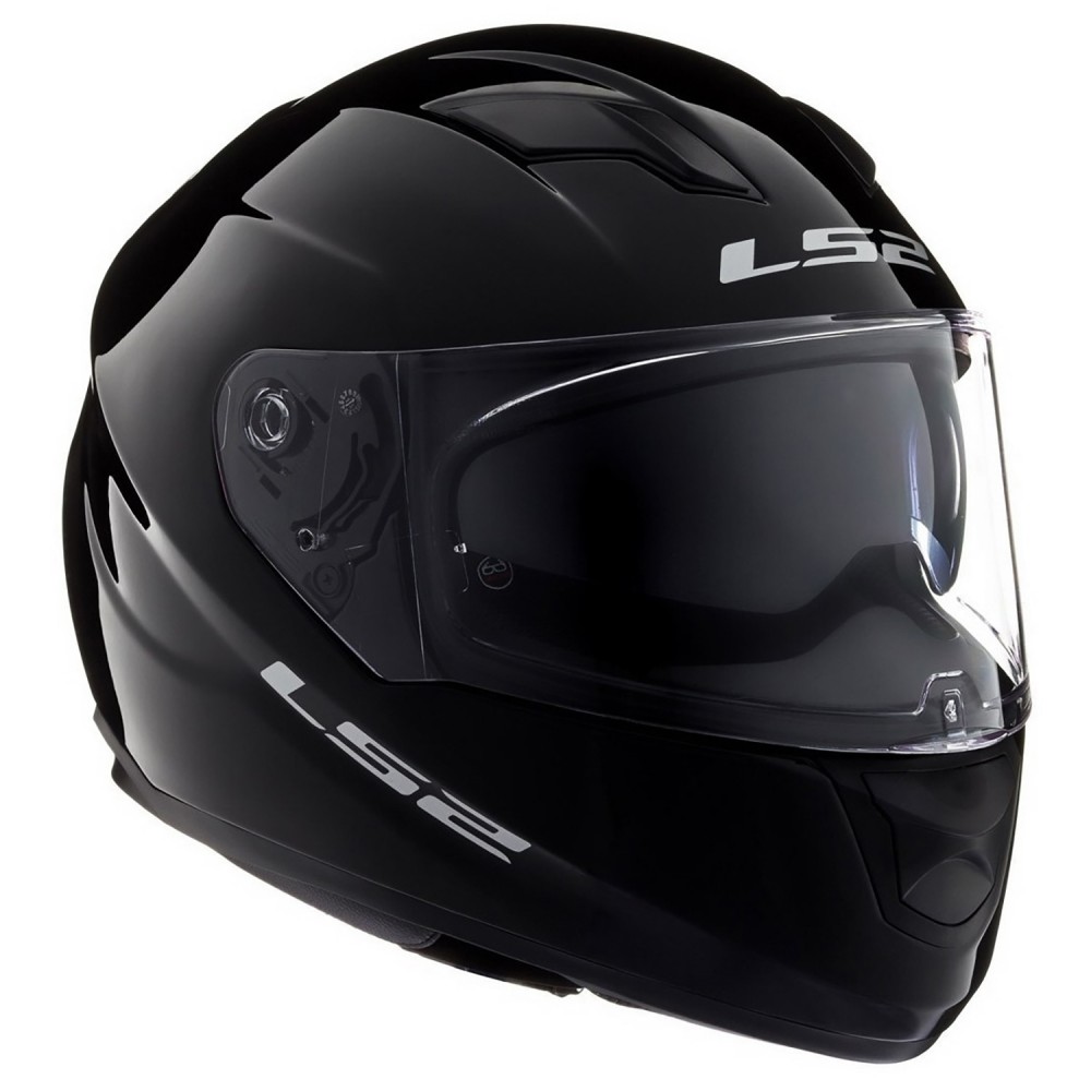 Casco Integral LS2 FF 320 Stream Evo Negro Brillo TALLE 2XL