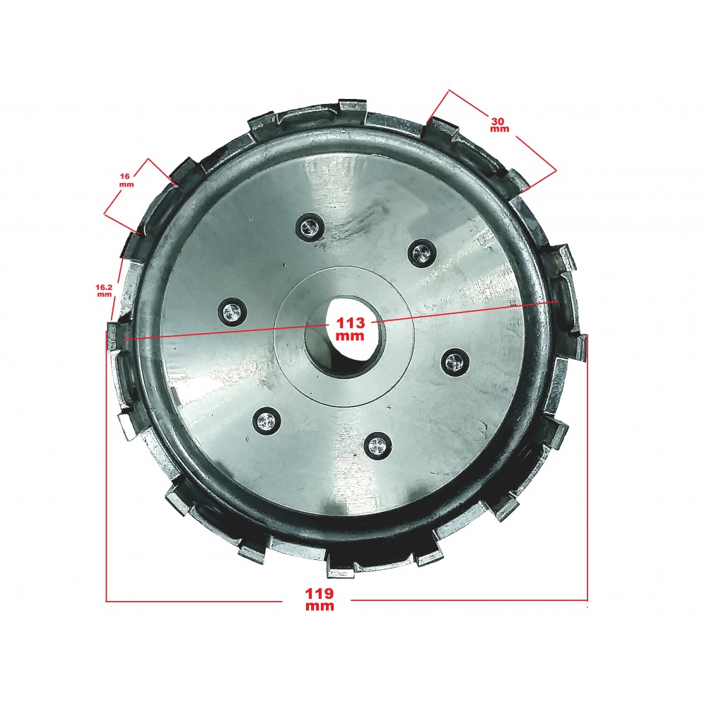 Canasta Embrague Motos 110 Engranaje Z69 Yoyo