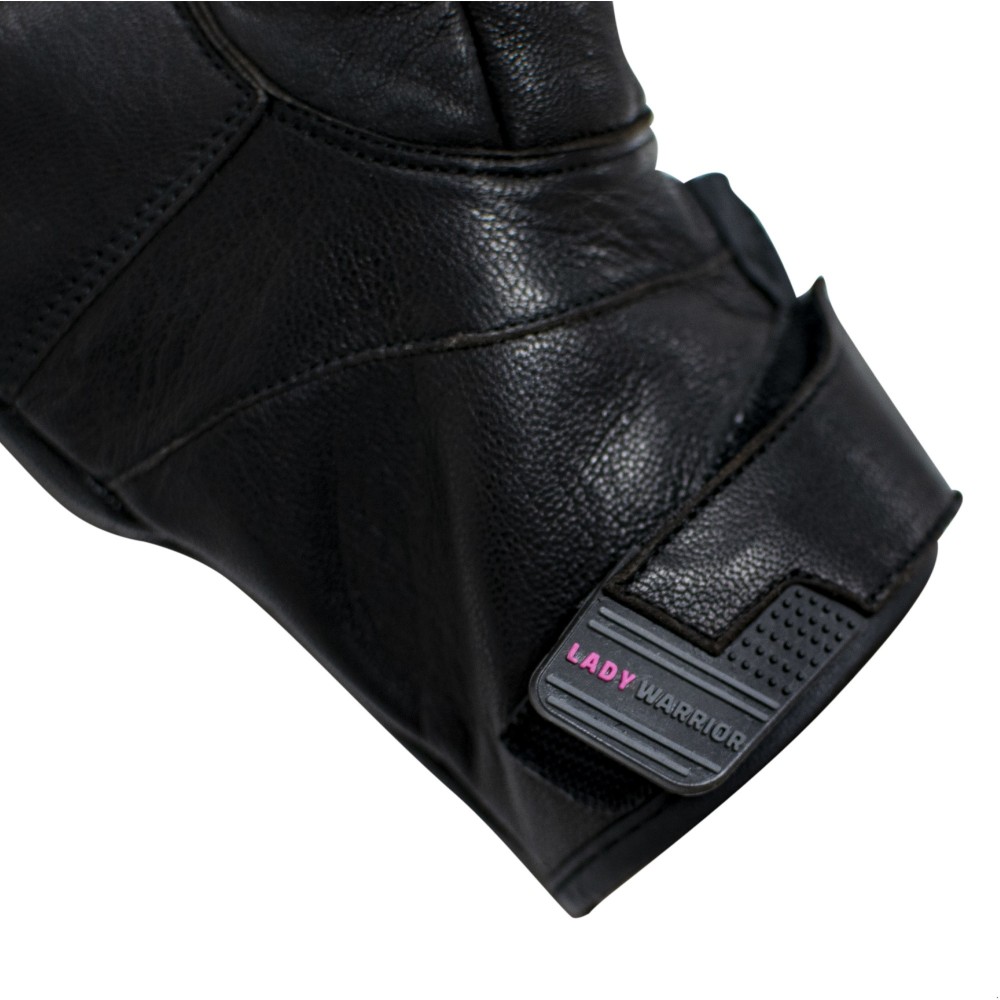 Guantes Cafe Racer Samurai Warrior Yari Negro Mujer Touch TALLE S